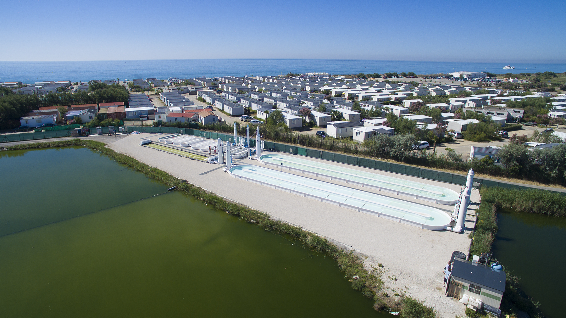 photographie aérienne de la station Ifremer